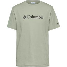 Columbia Basic Logo T-Shirt Herren - oliv - Gr. XL - Baumwolle