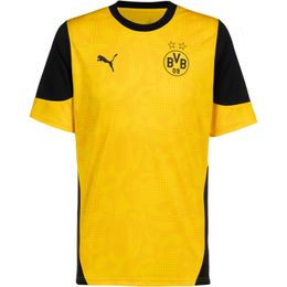 Puma Borussia Dortmund T-Shirt Herren - gelb - Gr. S - Polyester