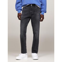 Tommy Jeans Regular-fit-Jeans »DAD JEAN RGLR TPRD« mit Logoprägung Denim Black 30 - Länge 34 Länge 34 30 Regular-Fit Jeans für einen lässigen und...
