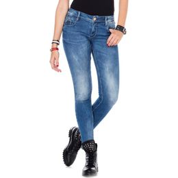 Cipo & Baxx CIPO & BAXX Slim-fit-Jeans mit Stretch BLUE 27 - Länge 34 Länge 34 27 Slim-Fit Jeans für eine schlanke Silhouette und bequemen Sitz