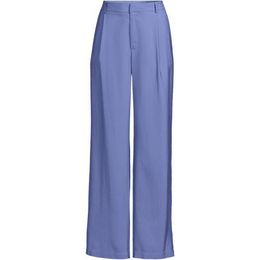 LANDS' END Softe Hose aus Modal-Mix, Damen,  Blau, Polyester/Polyester-Mischung, by Lands' End