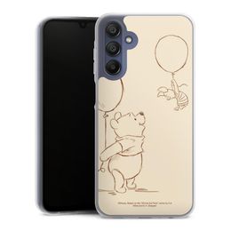 DeinDesign Galaxy A15 Handy Silikon H&uuml;lle Case transparent Handyh&uuml;lle Disney Official Licensed Product Winnie The Pooh Silikon Case