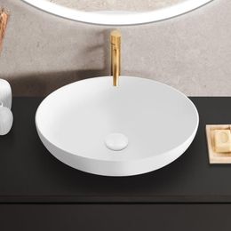 evineo ineo6 Aufsatzwaschtisch B: 52 H: 13 T: 39,5 cm, mit pflegeleichter Oberfl&auml;che, BE0932WM,