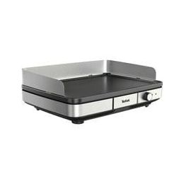 Tefal Elektrogrill Maxi Plancha CB690 schwarz/edelstahl, 2.300 Watt