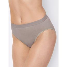 w&auml;schepur sheego Gro&szlig;e Gr&ouml;&szlig;en Slip mit elastischen Abschl&uuml;ssen, sand, Gr&ouml;&szlig;e 46 - Damen