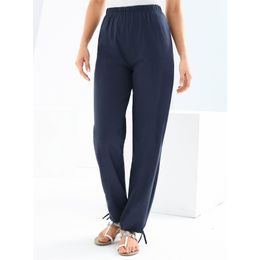 WITT Damen Jerseyhose mit Band am Saum, marine, Gr&ouml;&szlig;e 50