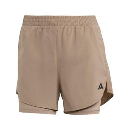 adidas Performance Workout Pants 'Made for Training' female Brown size XXS