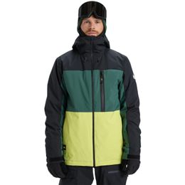 Snowboardjacke Quiksilver "Sycamore Block 20K", Herren, Gr. L, schwarz, 100% Polyester, Jacken