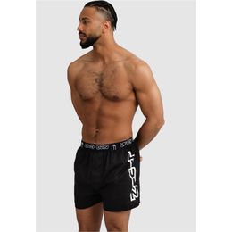 Lousy Livin Underwear Boxershorts LOUSY LIVIN "Lou", Herren, Gr. S, schwarz-wei&szlig; (schwarz, wei&szlig;), 100% Baumwolle, Unterhosen, 2er-Pack mit lockerem Schnitt