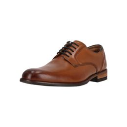 Schn&uuml;rschuh Clarks "CraftArlo", Herren, Gr. 41, braun, Leder, Schuhe Schn&uuml;rschuh, mit gezielter D&auml;mpfung f&uuml;r optimalen Komfort