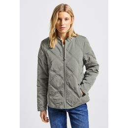 Street One Damen Blousonfresh sage, Gr. 36, unifarben, Stoff, Obermaterial: 55% Polyester, 45% Polyamid; Futter: 100% Polyester; Füllung: 100%