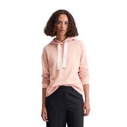 Marc O'Polo Sweatshirt MARC O'POLO "mit gepeachter Oberfläche", Damen, Gr. L, pastel rose, Obermaterial: 100% Baumwolle, unifarben, relaxed fit, Rippbündchen, Sweatshirts