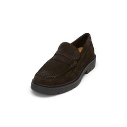 Marc O'Polo Loafer MARC O'POLO "aus softem Velours-Rindleder", Herren, Gr. 43, coffee, Obermaterial: 100% Leder (Rind), unifarben, Schuhe