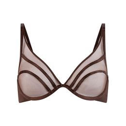 Hunkem&ouml;ller Hunkem&ouml;ller B&uuml;gel-BH in Beige/ Braun - 65% | Gr&ouml;&szlig;e 80C | Damen-bhs
