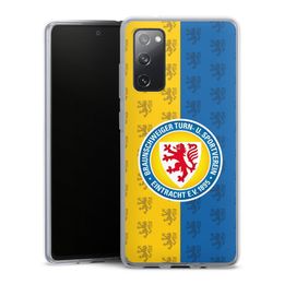 DeinDesign Galaxy S20 FE Handy Silikon H&uuml;lle Case transparent Handyh&uuml;lle Official Licensed Product Eintracht Braunschweig Logo Silikon Case