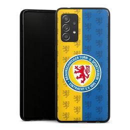 DeinDesign Galaxy A52s 5G Handy Silikon H&uuml;lle Case schwarz Handyh&uuml;lle Logo Eintracht Braunschweig Official Licensed Product