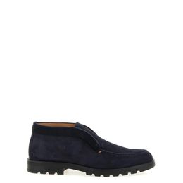 Santoni Stiefel - 'Rock' Ankle Boots - Gr. 7 - in Schwarz - für Damen