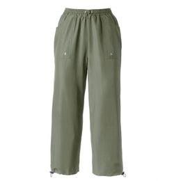 WITT Damen 7/8-Hose in Microfaser-Qualit&auml;t, khaki, Gr&ouml;&szlig;e 25
