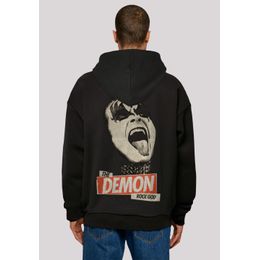 F4NT4STIC Herren Kapuzenpullover "Kiss Rock Music God", schwarz, Gr. XXL, Obermaterial: 100% Baumwolle, Pullover, Musik,Band,Logo