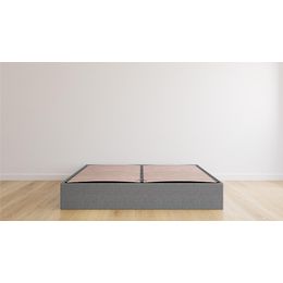 EMMA Premium Stauraumbett V2 160x200 | dunkelgrau | kein Kopfteil