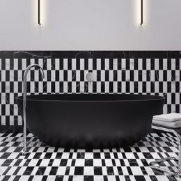 Omnires SHELL freistehende Badewanne, oval, SHELLWWBLV,