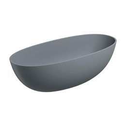 Omnires SHELL freistehende Badewanne, oval, SHELL175WWAG,