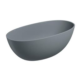 Omnires SHELL freistehende Badewanne, oval, SHELL148WWAG,