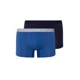 Hanro Boxershorts 'Essentials' Herren Gr&ouml;&szlig;e XXL blau / schwarz
