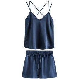 next Pyjama Damen Gr&ouml;&szlig;e L navy Winterkleid