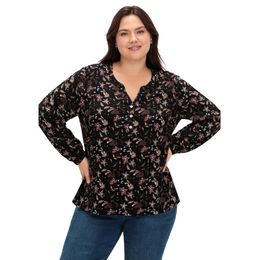 sheego Tunika Damen Gr&ouml;&szlig;e XXL beige / braun / weinrot / schwarz