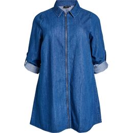 ZIZZI Kleid 'VGRO' Damen Gr&ouml;&szlig;e 42/44 blue denim Winterkleid