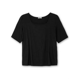 sheego Shirt Damen Gr&ouml;&szlig;e M schwarz