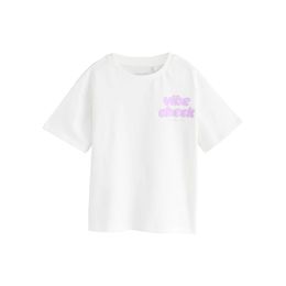 next T-Shirt M&auml;dchen Gr&ouml;&szlig;e 158 mauve / wei&szlig;