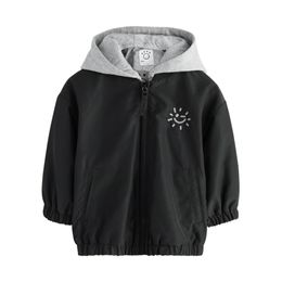 next Jacke Jungen Gr&ouml;&szlig;e 74 basaltgrau / schwarz
