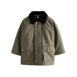 next Mantel Jungen Gr&ouml;&szlig;e 74 khaki / schwarz