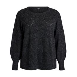ZIZZI Sweatshirt 'CASUNNY' Damen Gr&ouml;&szlig;e 7XL/8XL anthrazit