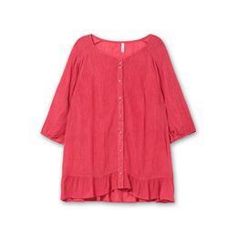 sheego Bluse Damen Gr&ouml;&szlig;e 8XL kirschrot