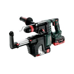 Metabo Akku-Kombihammer KH 18 LTX BL 28 Q Set ISA mit integrierter Staubabsaugung und Metabo-Quick-Wechselfutter ; MetaboX 185 XL; 18V 2x5.5Ah LiHD + (601715930)