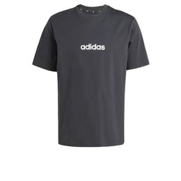 adidas Sportswear T-Shirt 'Essentials' Herren Gr&ouml;&szlig;e M schwarz / wei&szlig;