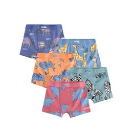 next Boxershorts Jungen Gr&ouml;&szlig;e 128 saphir / hellblau / hellgr&uuml;n / orange