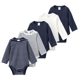 Topomini 5 Baby Bodys in verschiedenen Dessins