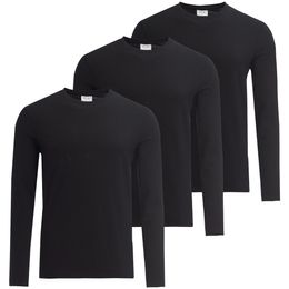 VanVaan 3 Herren Langarmshirts im Basic-Look