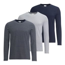 VanVaan 3 Herren Langarmshirts im Basic-Look