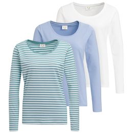 Gina 3 Damen Langarmshirts im Set