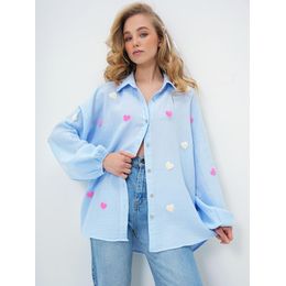 Trend Alaçatı Stili Blouse female Blue size 40