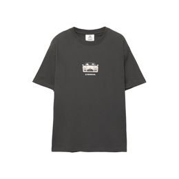 Pull&Bear Pull&Bear T-Shirt 'HONDA NSX-R' Herren Gr&ouml;&szlig;e M navy / schwarz / wei&szlig;