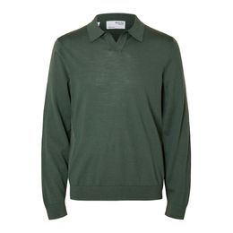 Selected Pullover 'SLHTRAY' Herren Gr&ouml;&szlig;e M dunkelgr&uuml;n