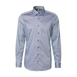 OLYMP Button Up Shirt male Blue size 43