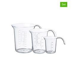 Plast Team 3tlg. Set: Messbecher in Transparent - 13% | Kuechenhelfer