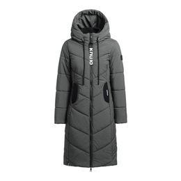 Khujo Wintermantel 'Aribay4' Damen Größe S basaltgrau / schwarz